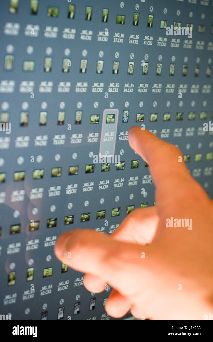 indicate show interpret finger screen choose screening elections photo ...