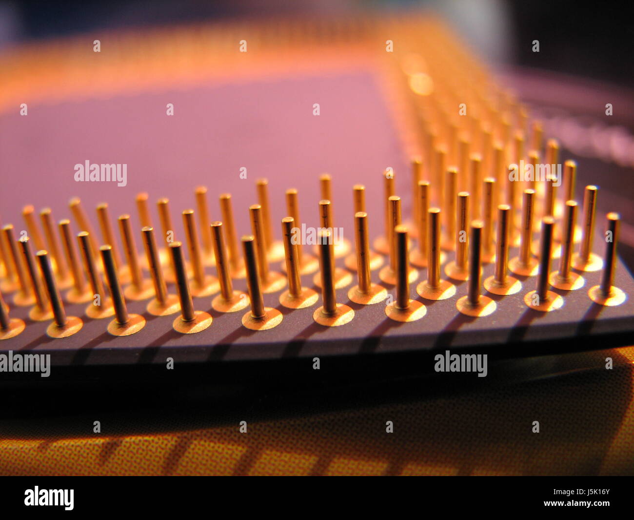 calculator processor component pins contacts central processing unit ...