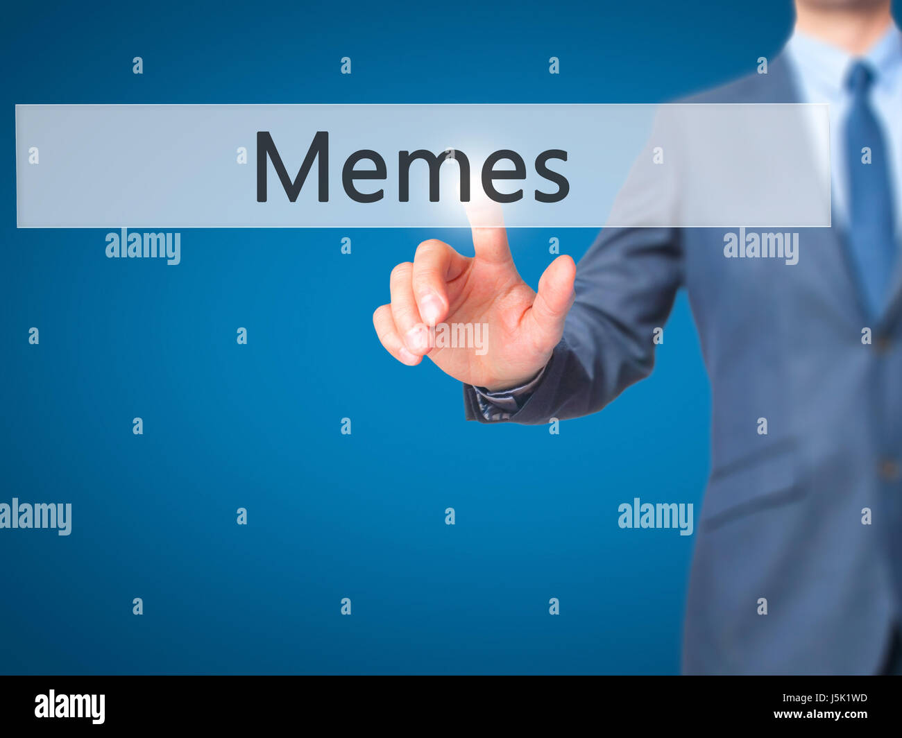 Memes - Businessman hand pressing button on touch screen interface ...
