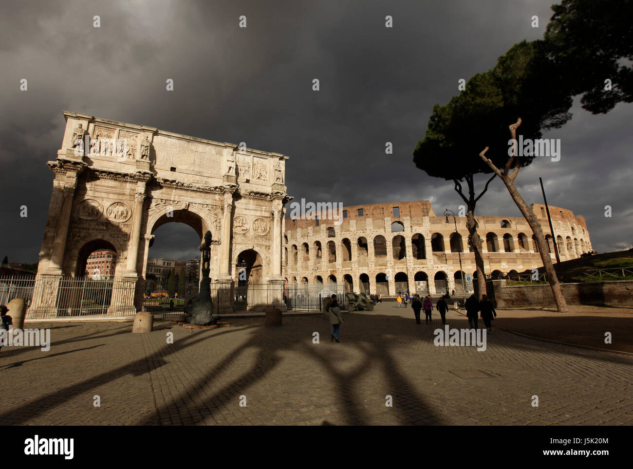 The Colosseum or Coliseum, in central rome, italy Stock Photo - Alamy