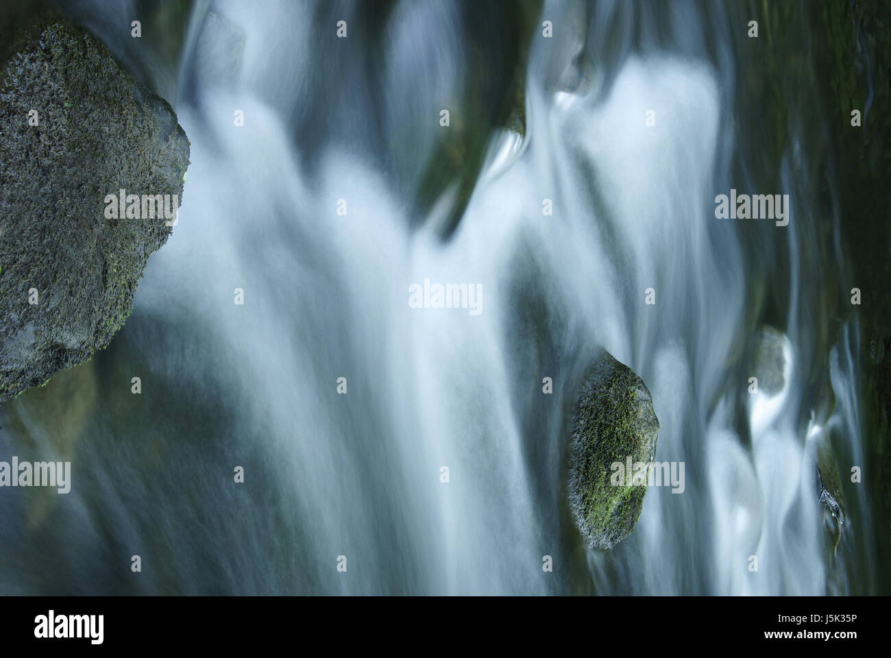 blue flow fluent waters stone stream ceramic tiles wet motion blur ...