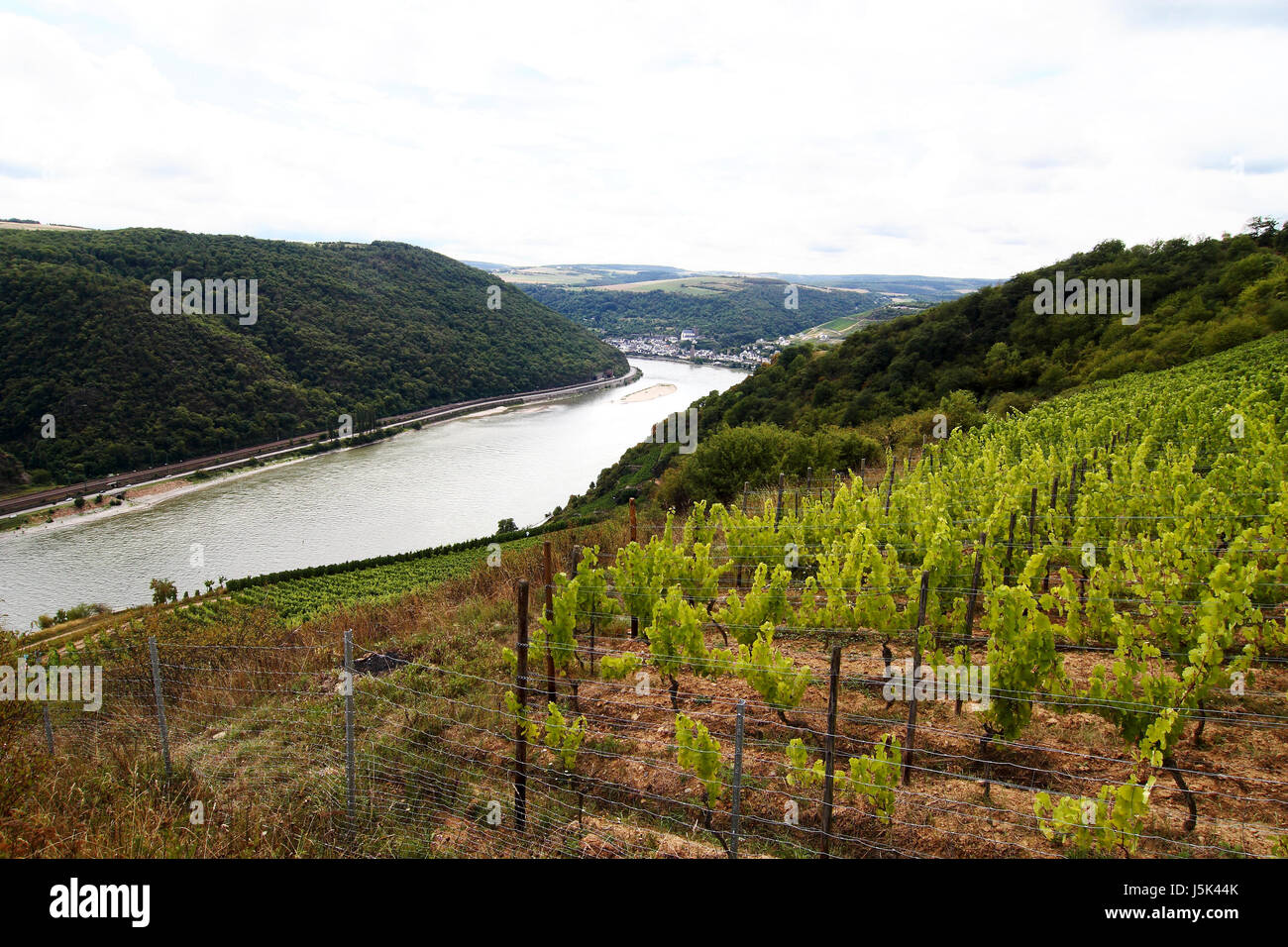 church traffic transportation rhine navigation waves vineyard vines ...