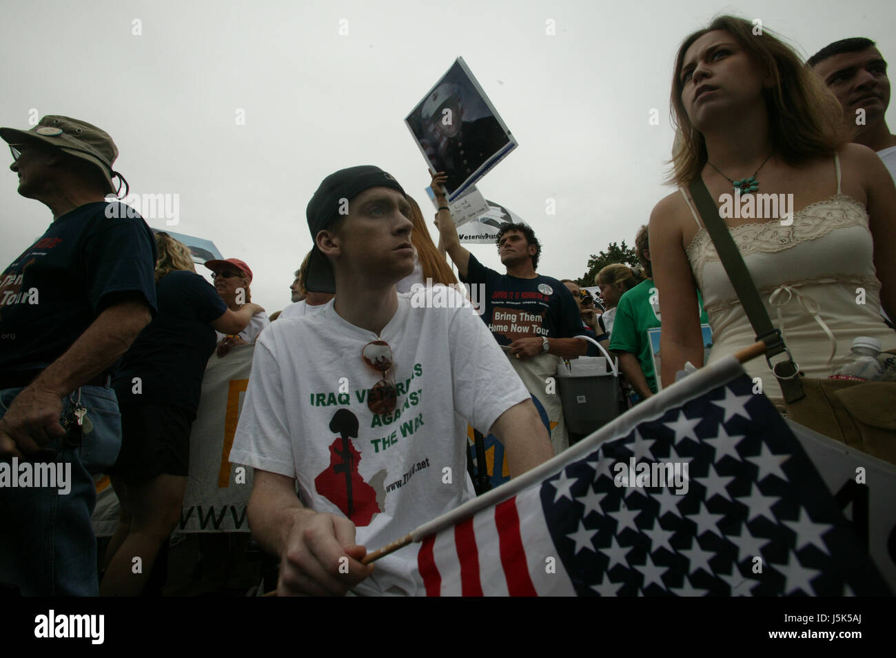 Washington D C Anti War March Protest Iraq Afghanistan War Stock Photos ...