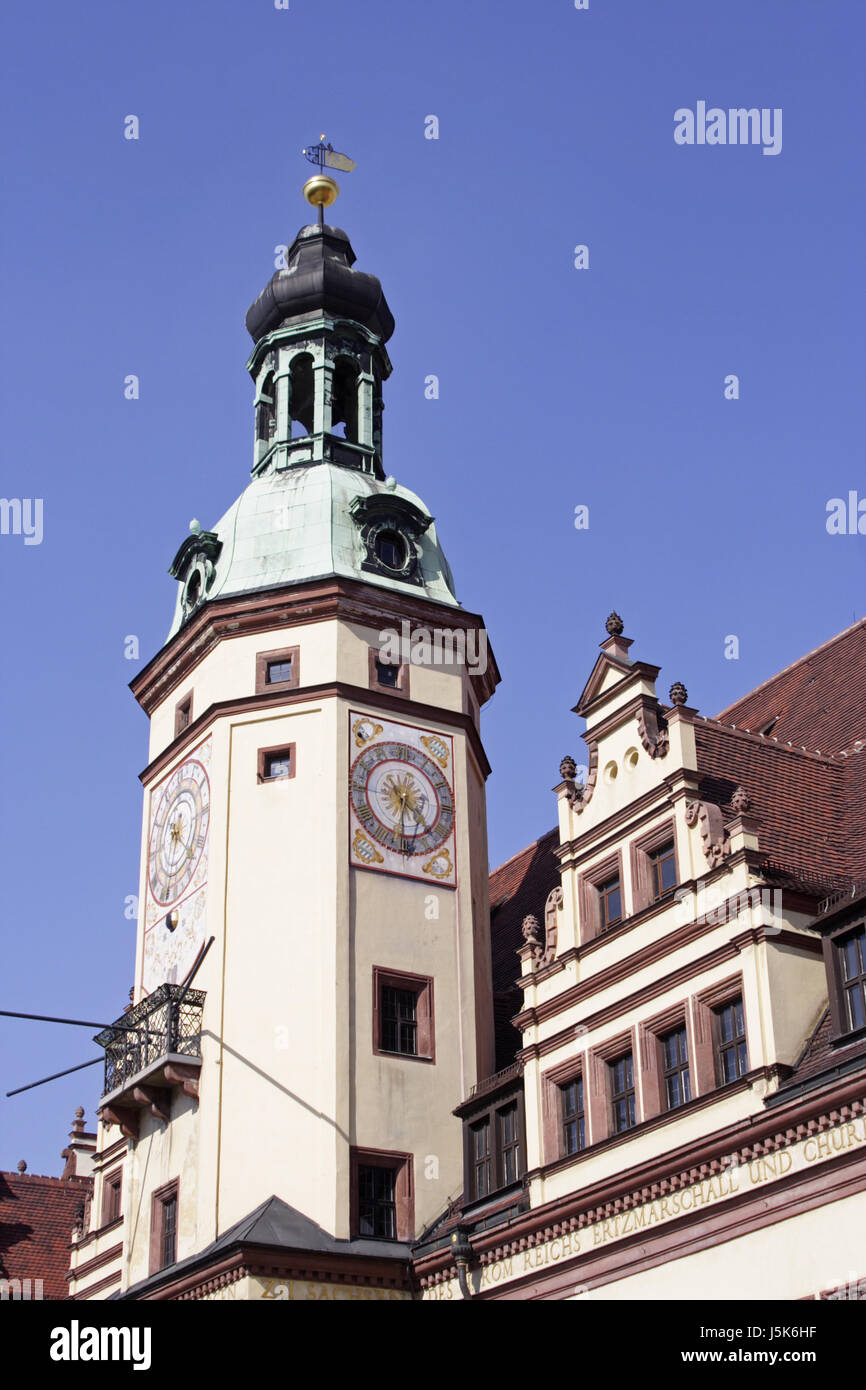 tower buildings historical tourism Leipzig style of construction ...