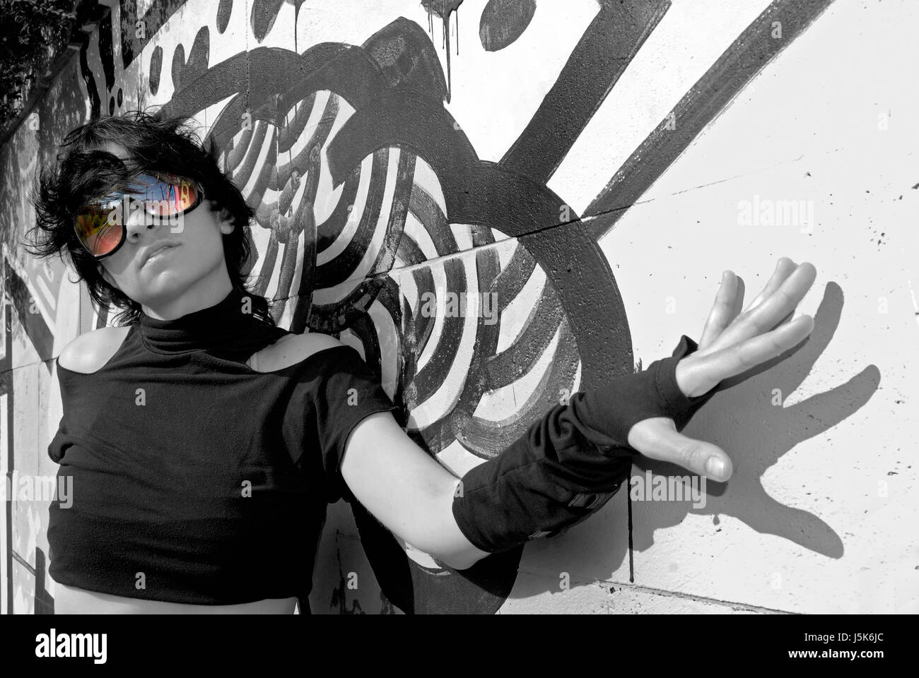 woman hand colorkey black swarthy jetblack deep black blank european ...