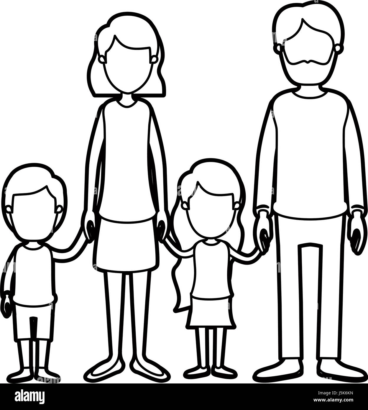 Faceless group Black and White Stock Photos & Images - Alamy