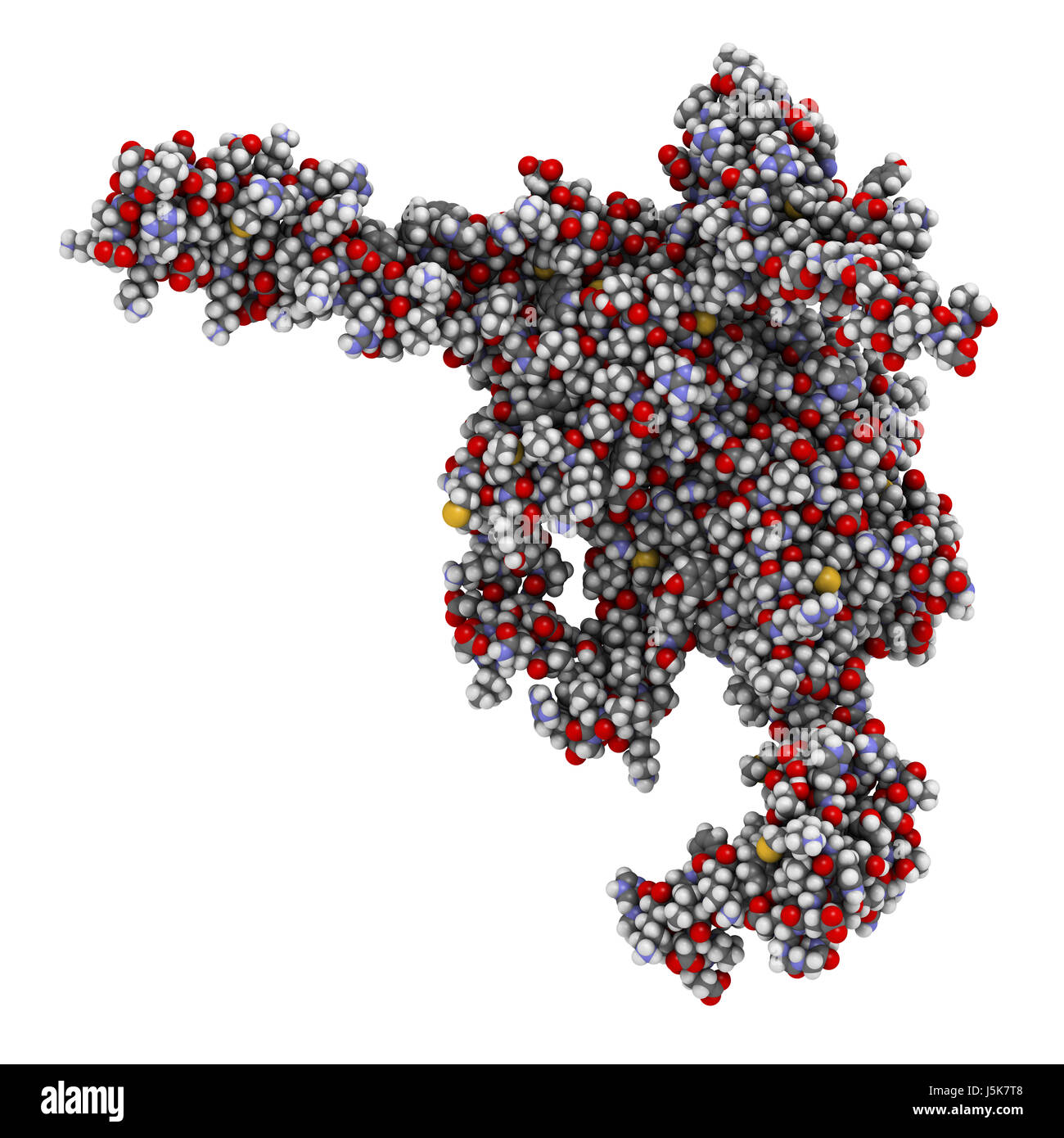Integrin alpha-4 beta 7 (a4b7, headpiece). Cell surface protein complex ...