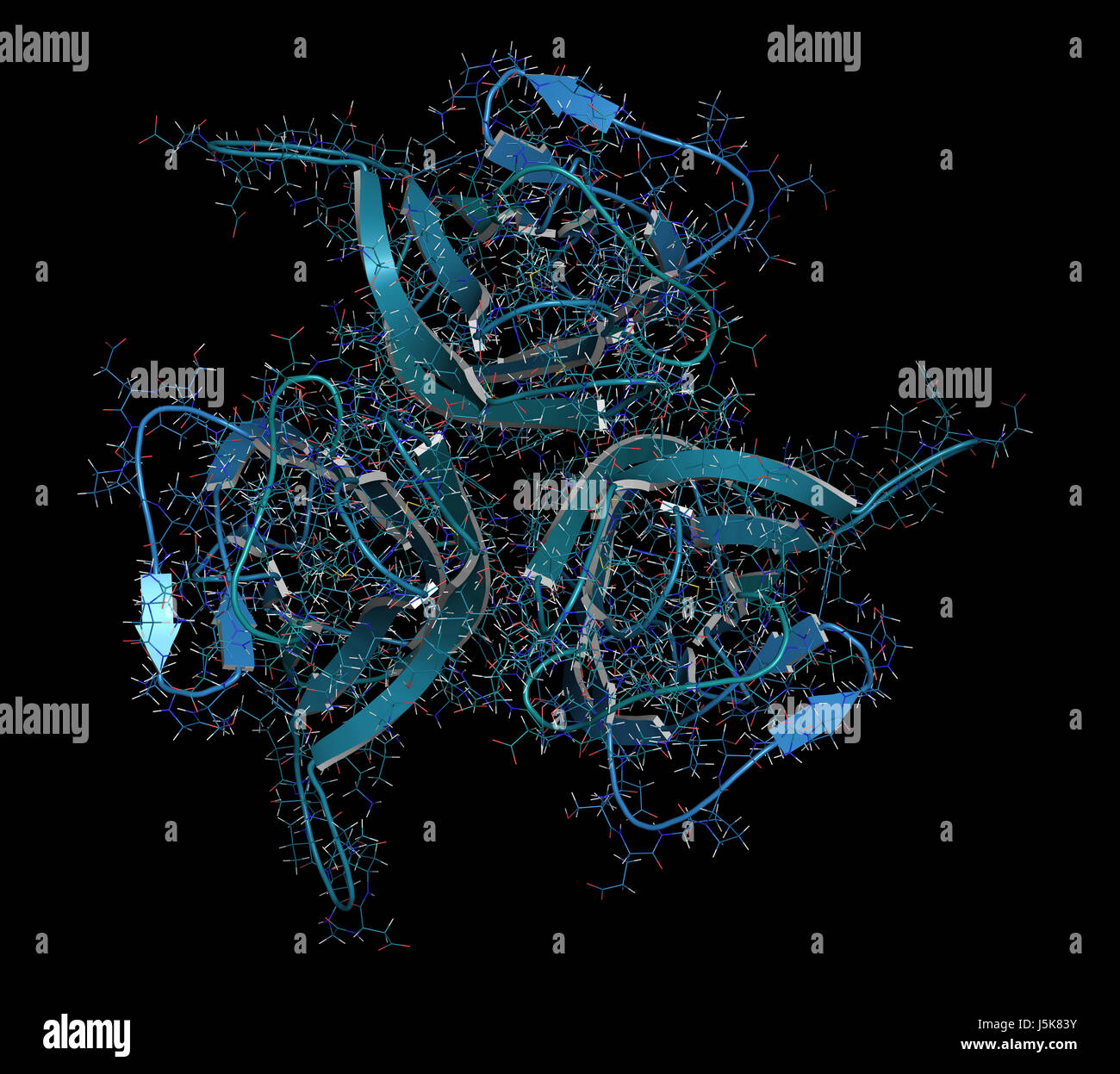 3d model tumor necrosis factor hi-res stock photography and images - Alamy