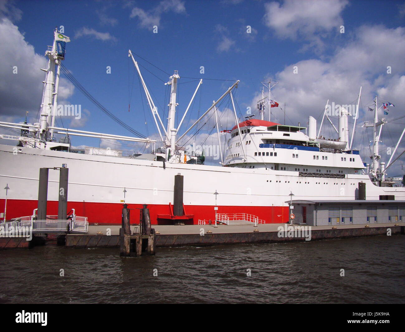 navigation seafaring harbor hamburg harbours steamer south america ...