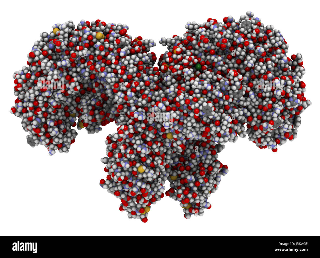 Toll-like receptor 4 (TLR4, extracellular domain) bound to ...