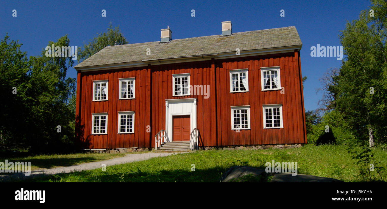 swedish wooden house Stock Photo - Alamy
