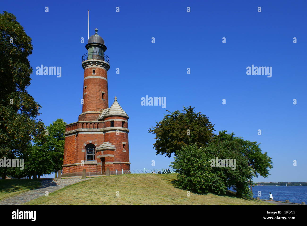 historical navy keel channel entry lighthouse holtenau nord-ostsee ...