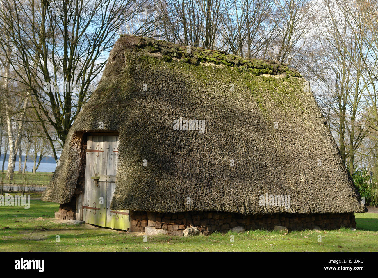 historical goal passage gate archgway gantry door hovel barn thatched ...