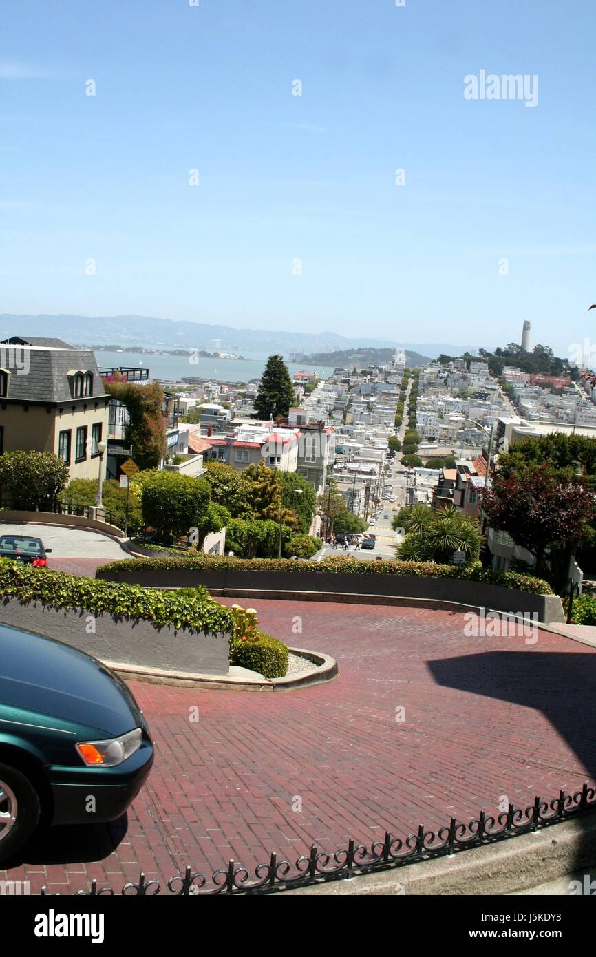 travel usa worth seeing steep california curves curvaceous lombard ...