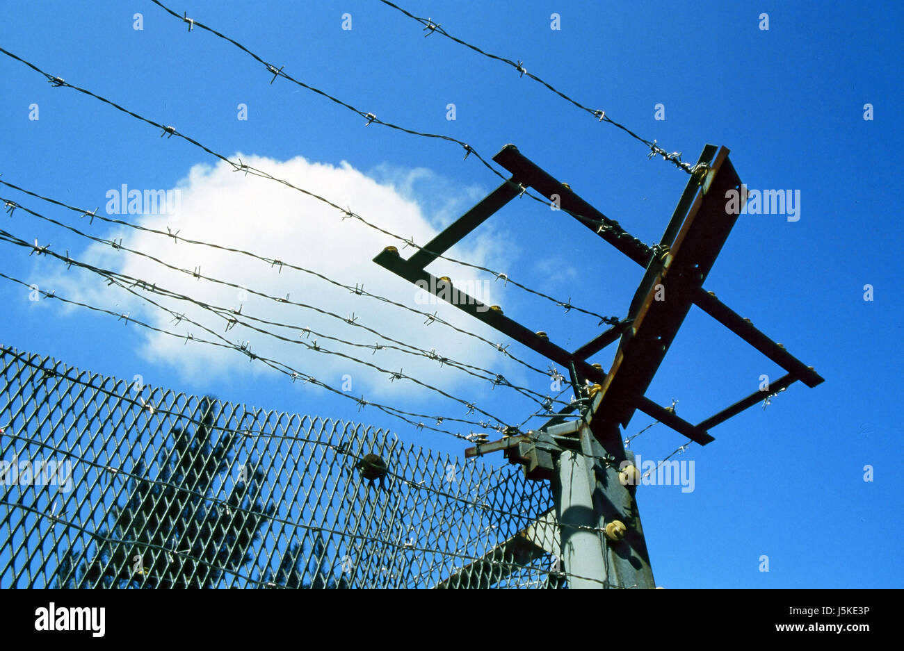 fence border barbed wire german partition innerdeutsche streckmetall ...