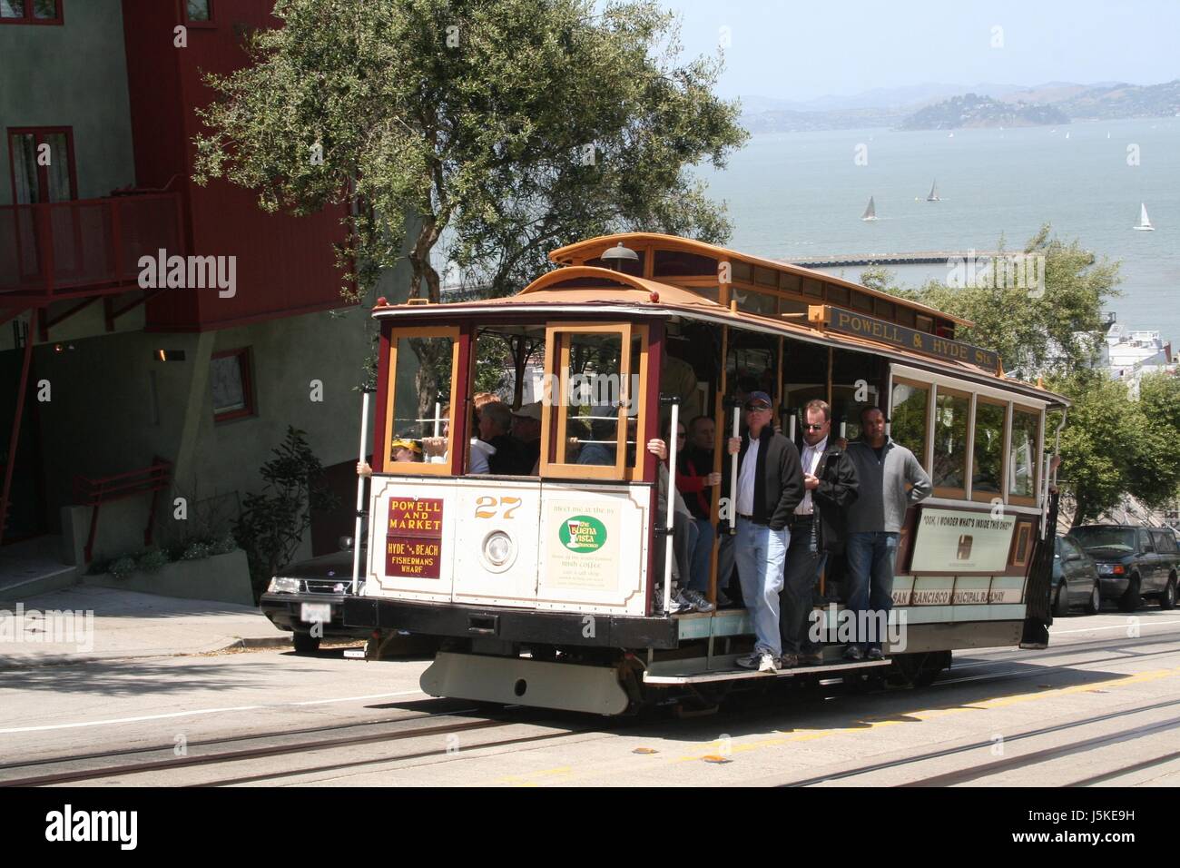 cable car san francisco Stock Photo - Alamy