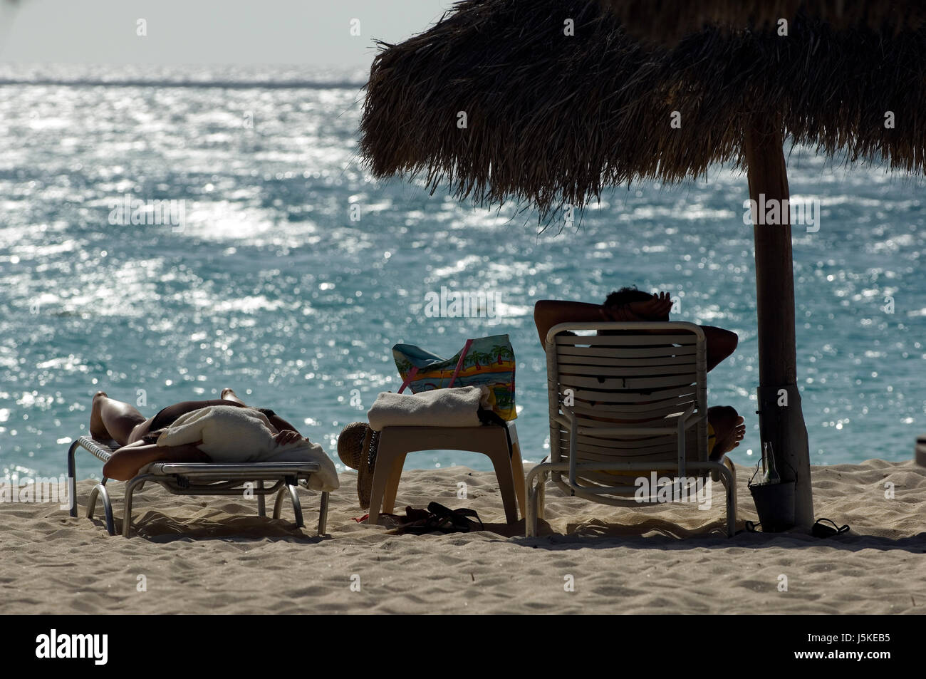 beach in the caribbean Stock Photo - Alamy