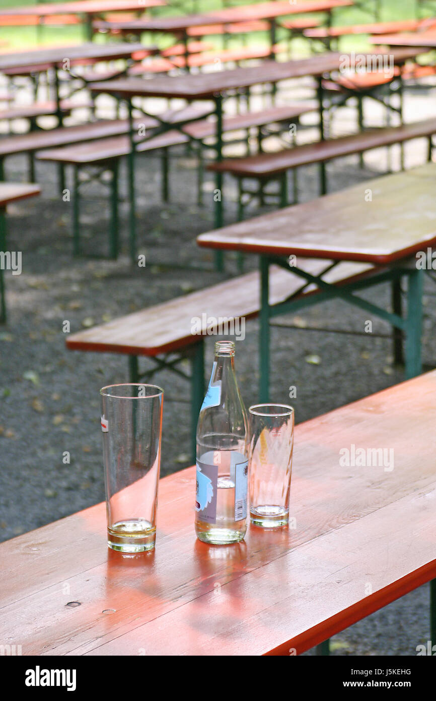 Beer benches hi-res stock photography and images - Alamy