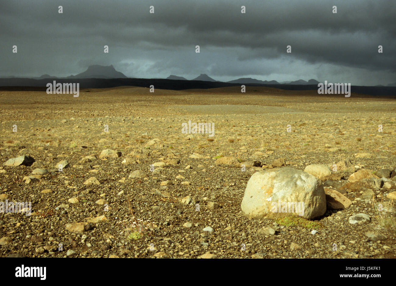 stone desert wasteland thunder-storm thunderstorm thundreous hell ...
