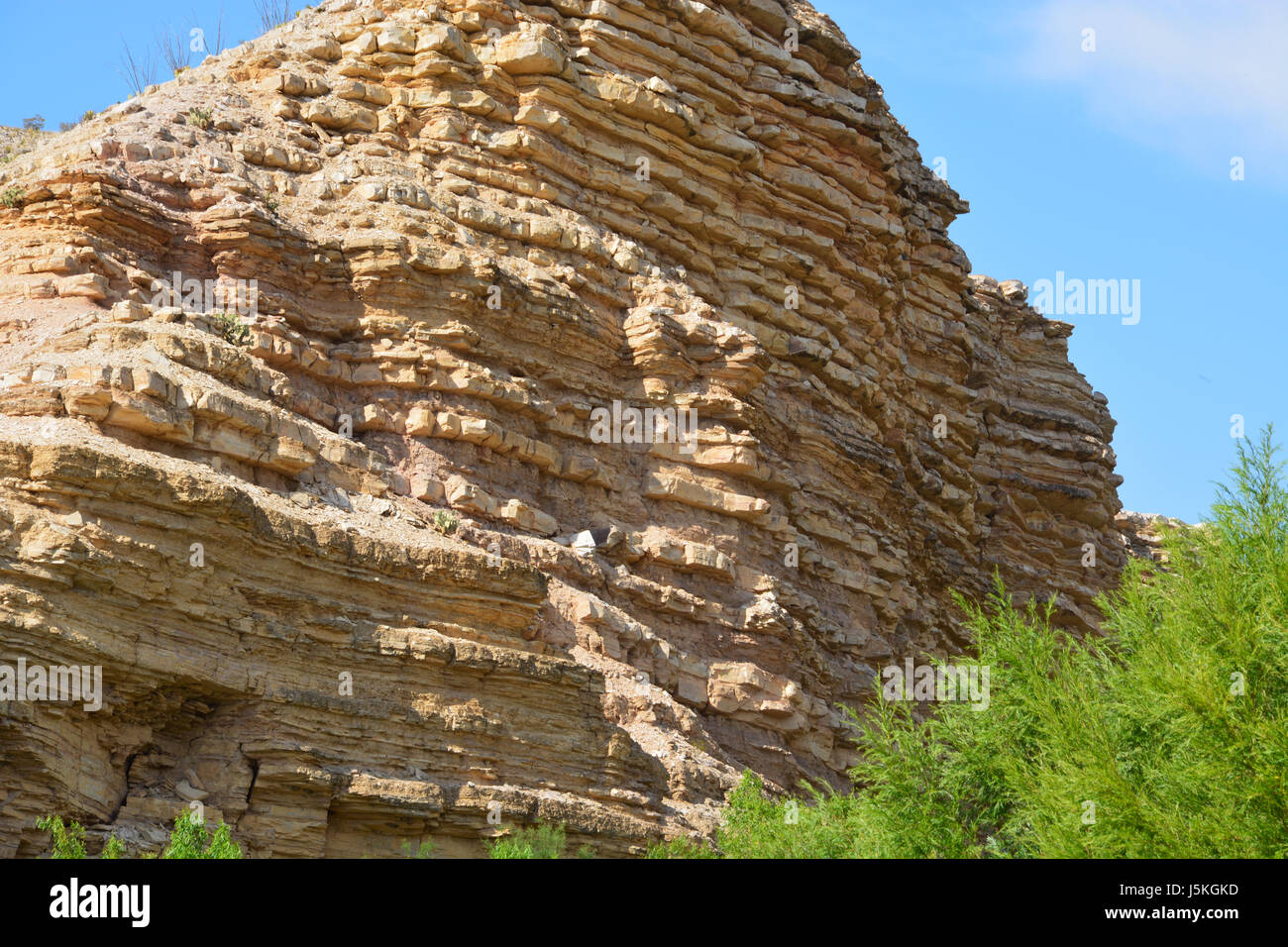 The Boquilla Formation shows millions of years of rock layers along the ...