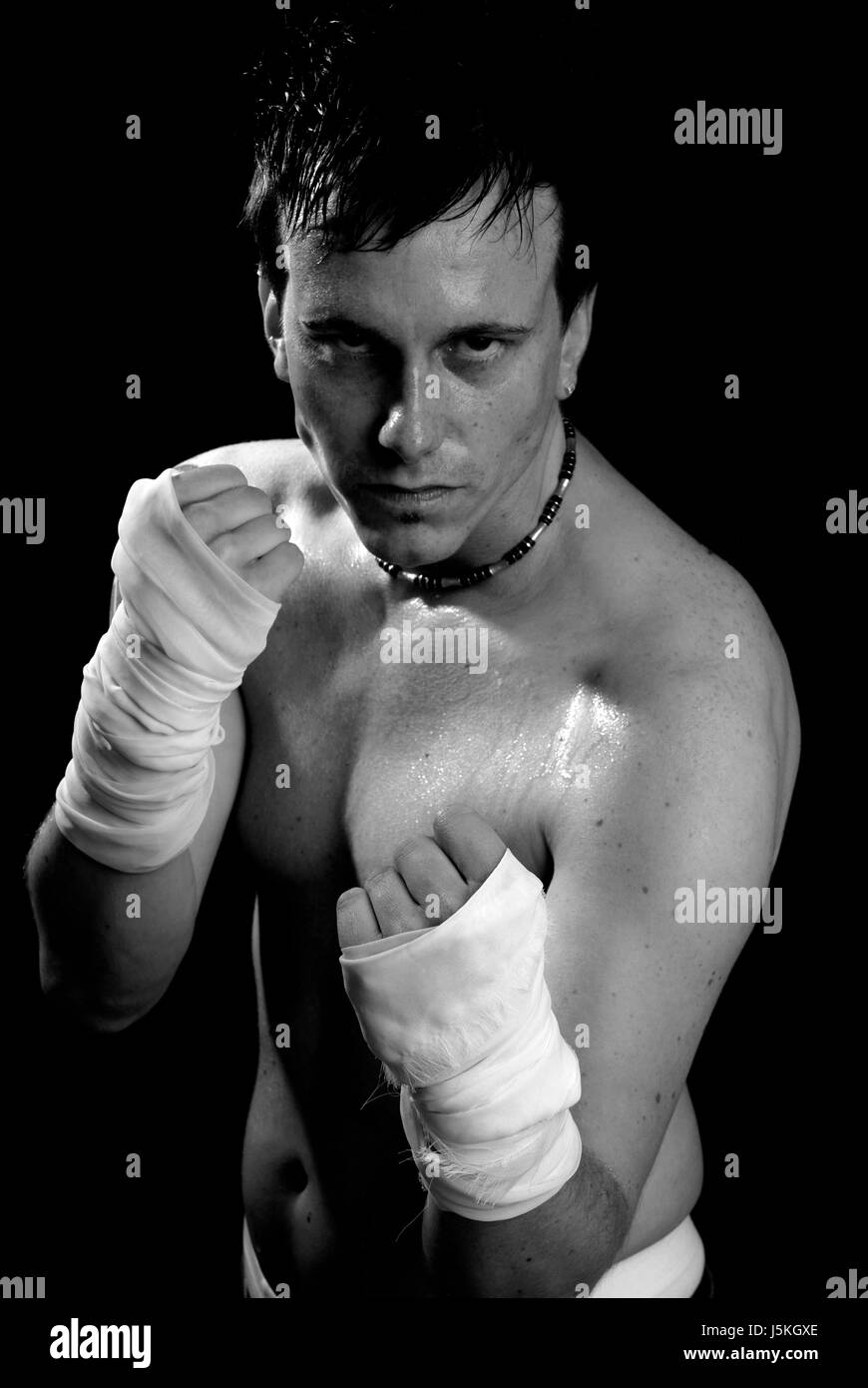 Young athletic Black and White Stock Photos & Images - Alamy