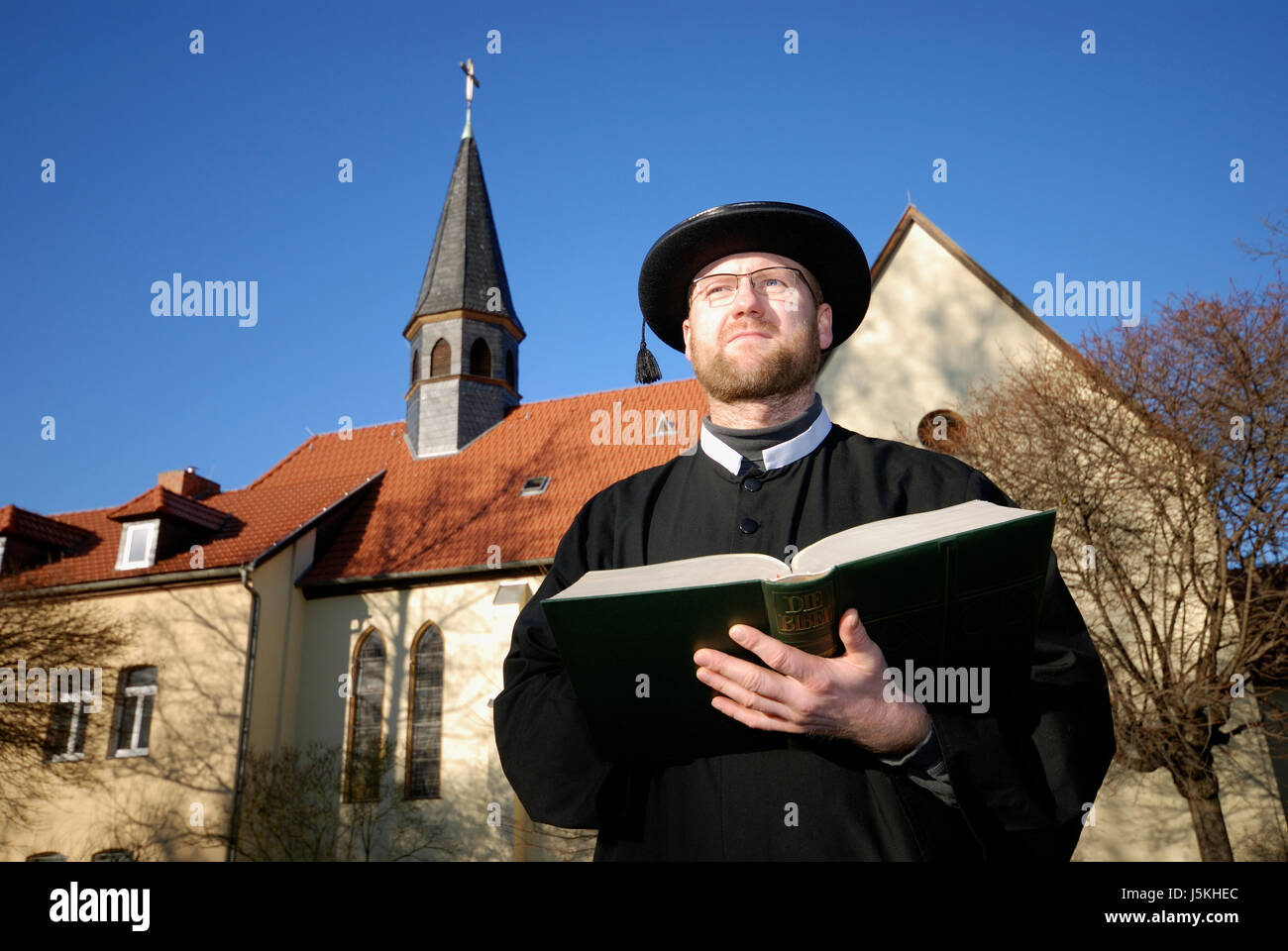 Pastor costume hi-res stock photography and images - Alamy