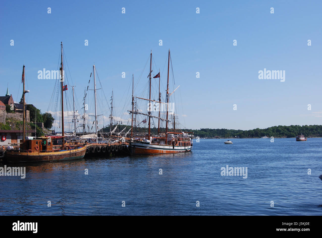 navigation harbor norway sailing ship sailing boat sailboat rowing boat ...