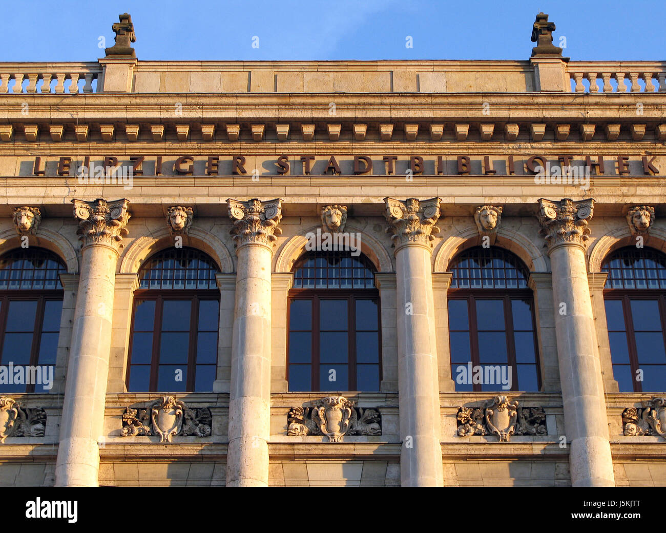 leipzig city library Stock Photo - Alamy