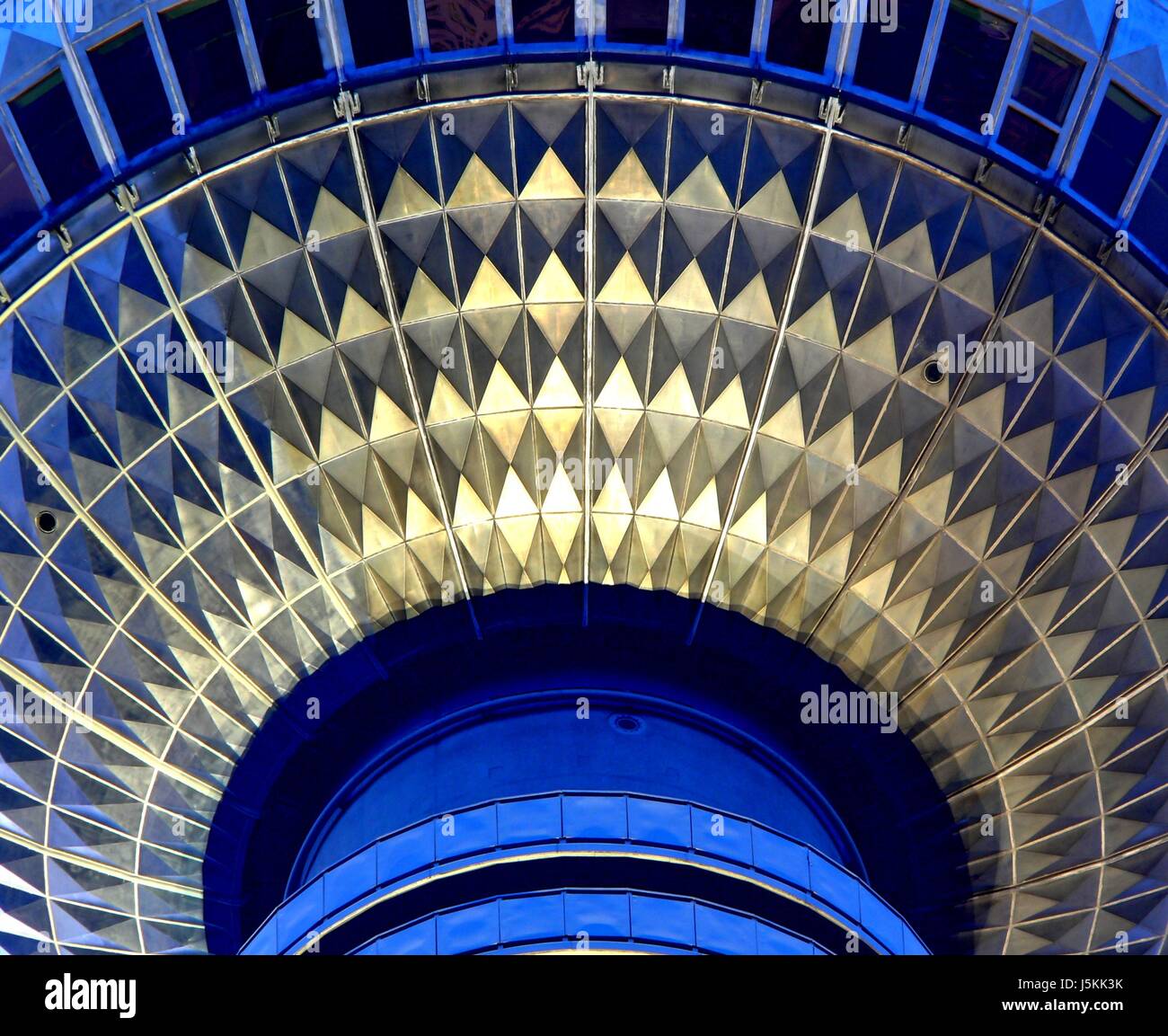 blue tower buildings detail city town berlin capital television tower ...