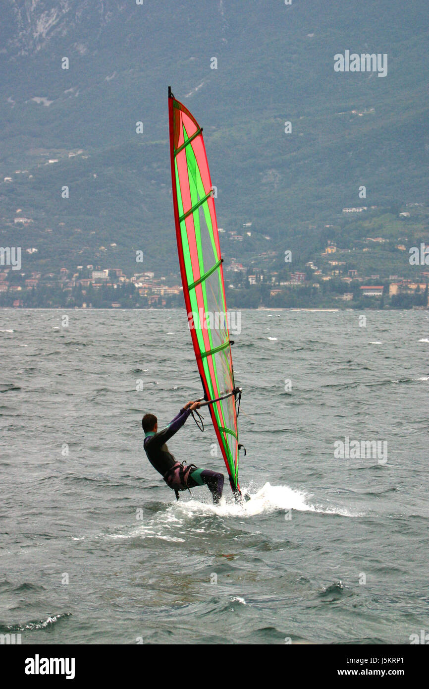 sport sports waves sail aquatic sport gardasee surf salt water sea ...