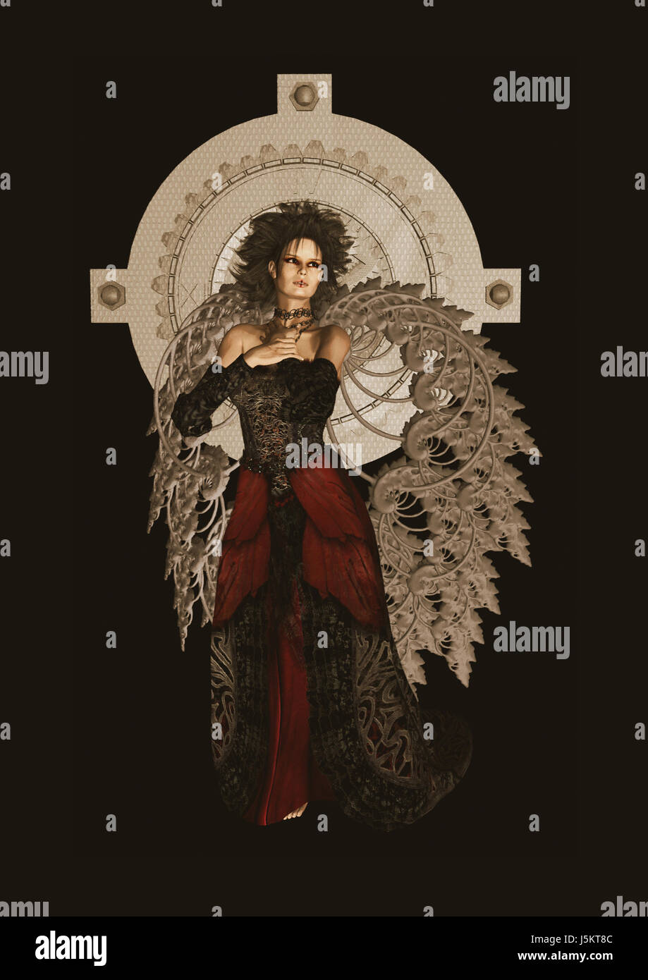 Angel dark hi-res stock photography and images - Alamy