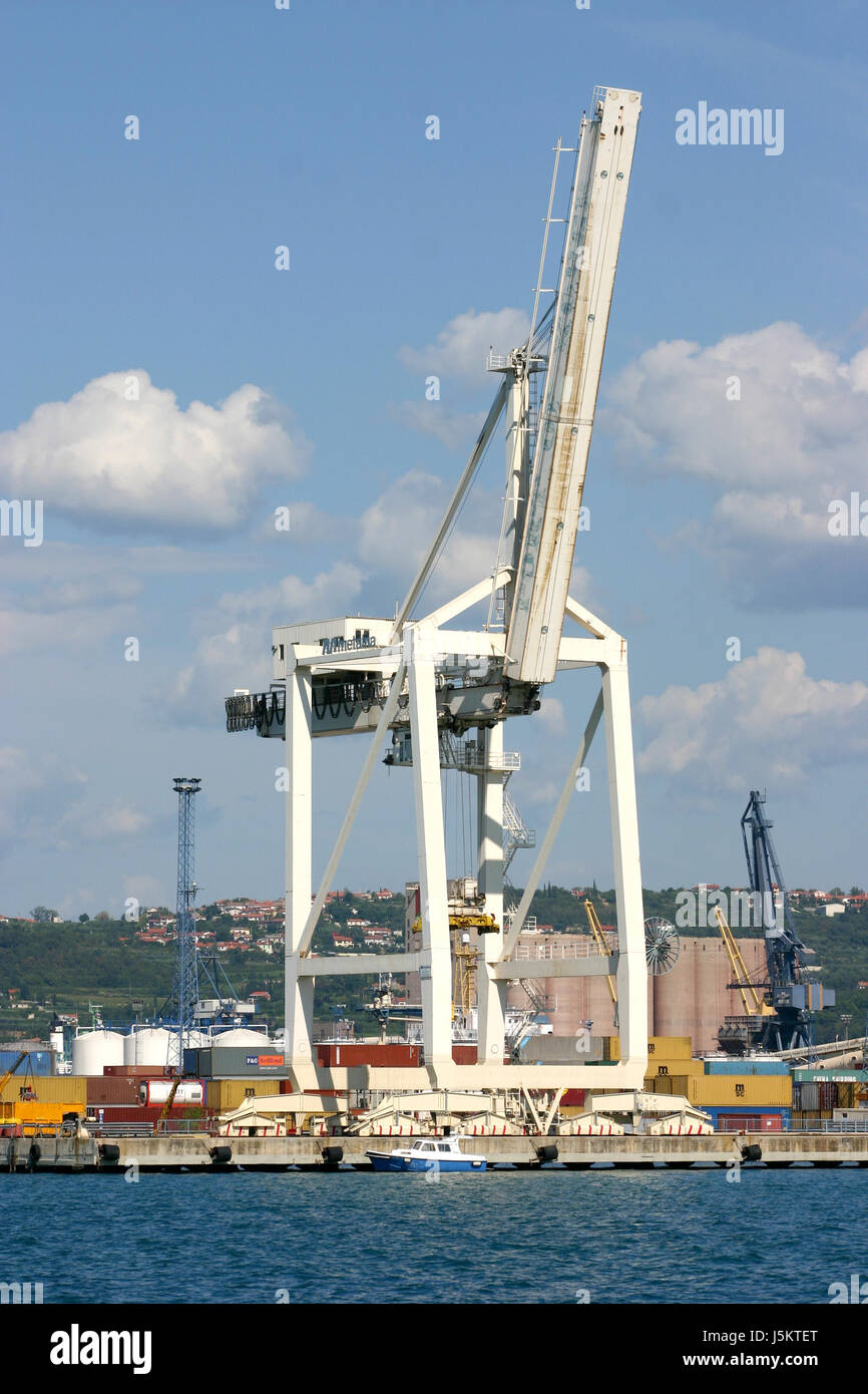 navigation seafaring harbor transport logistics harbours load charge ...