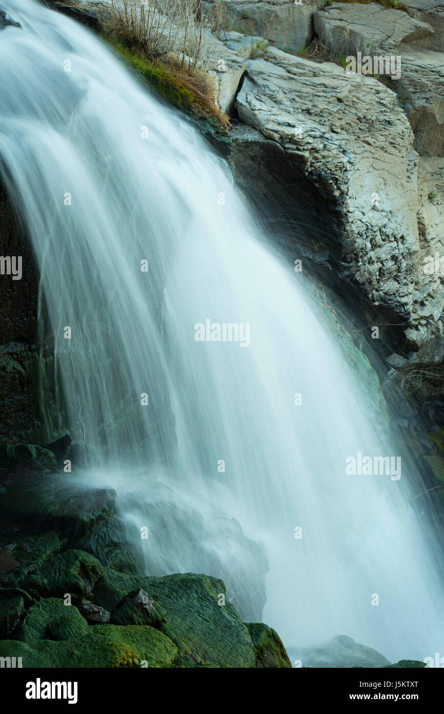 Waterfall along Ancient Lake Trail, Quincy Lakes Unit - Desert Basin ...