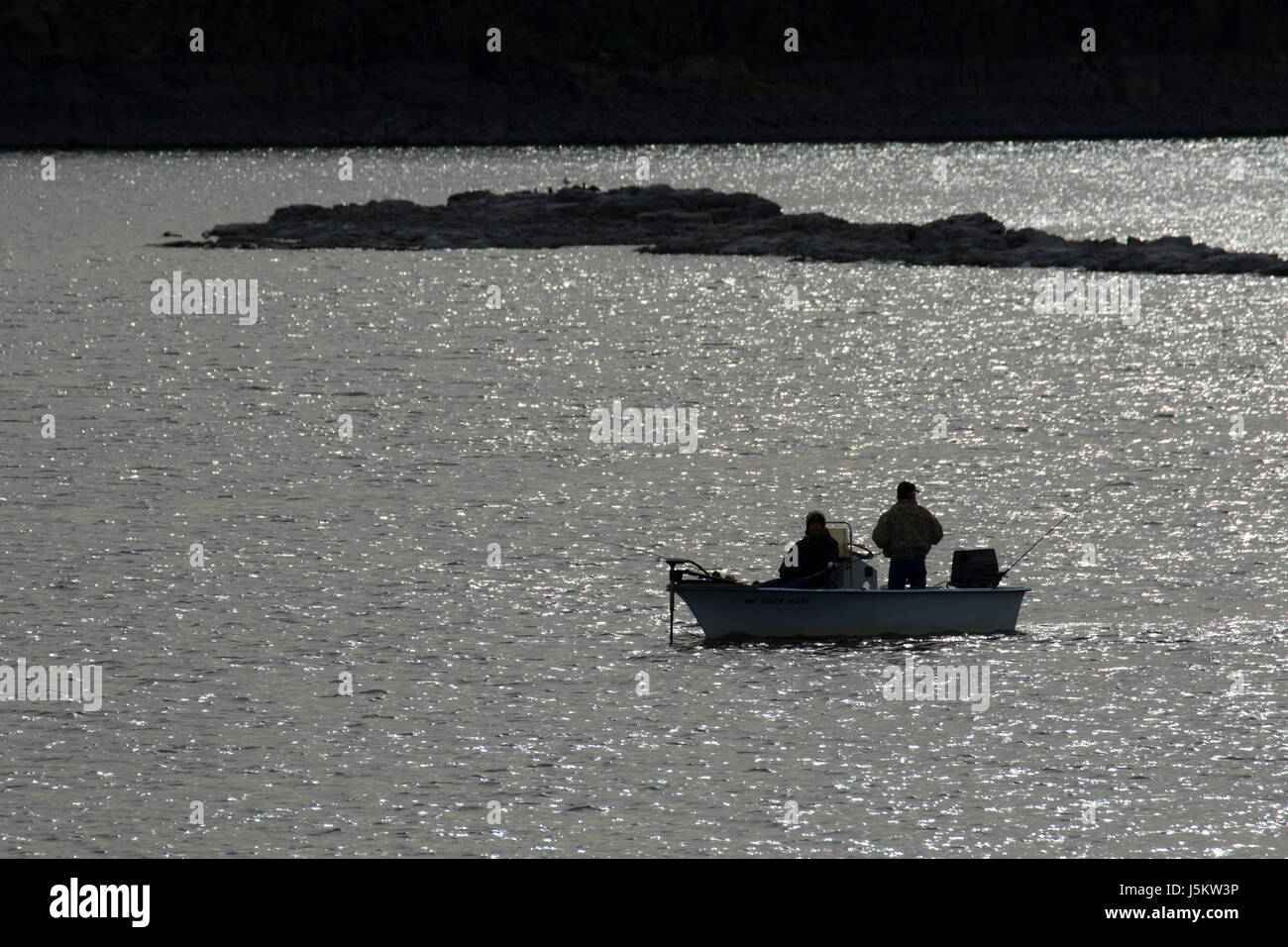 Fishing on Soda Lake, Columbia National Wildlife Refuge, Washington ...