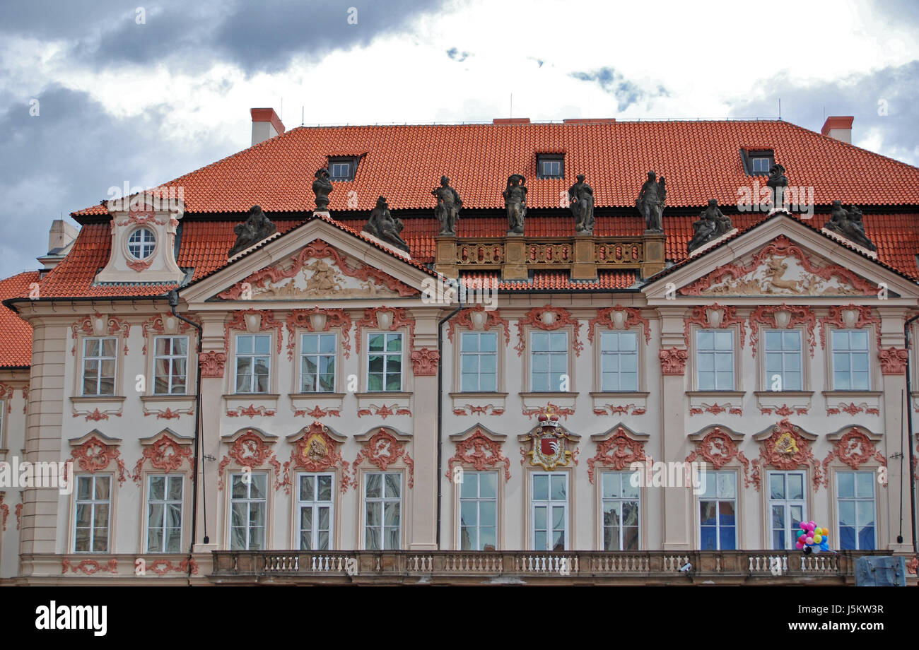 house building perspective prospect prague facade style of construction ...