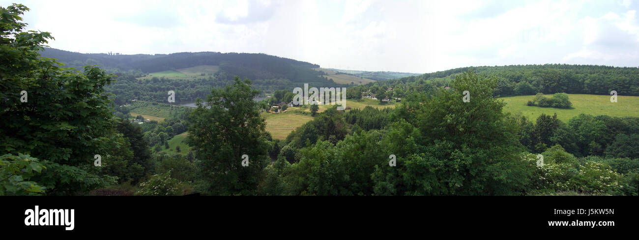 tree trees meadows sight view outlook perspective vista panorama ...