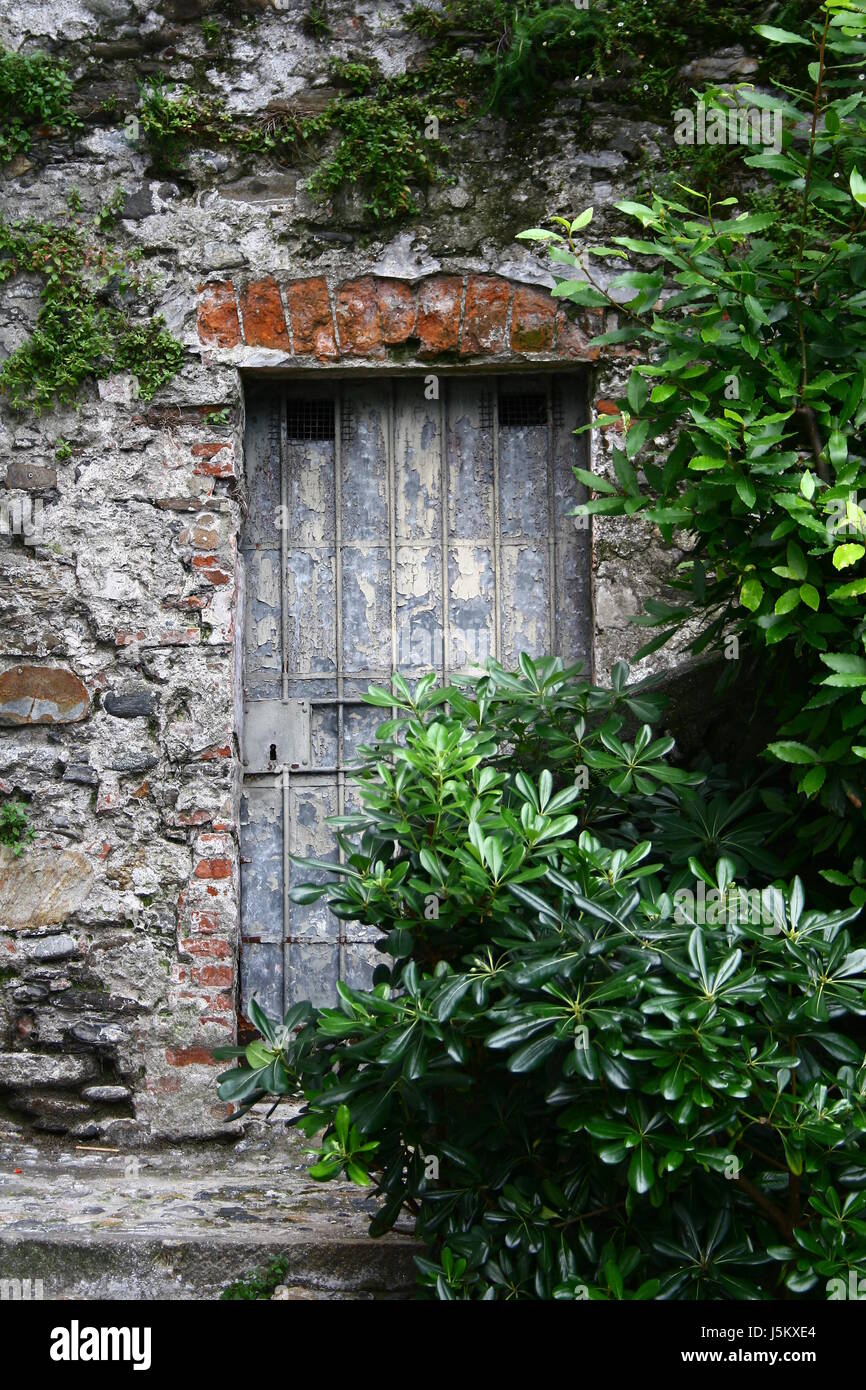 stone door wall closed metal ruins coalesce forget lacquer portrait ...