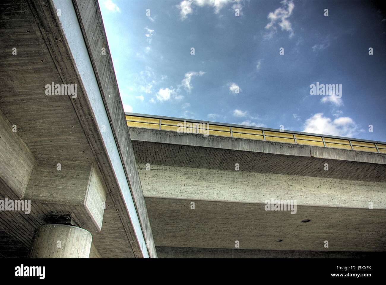 concrete bridges crosswise Stock Photo - Alamy