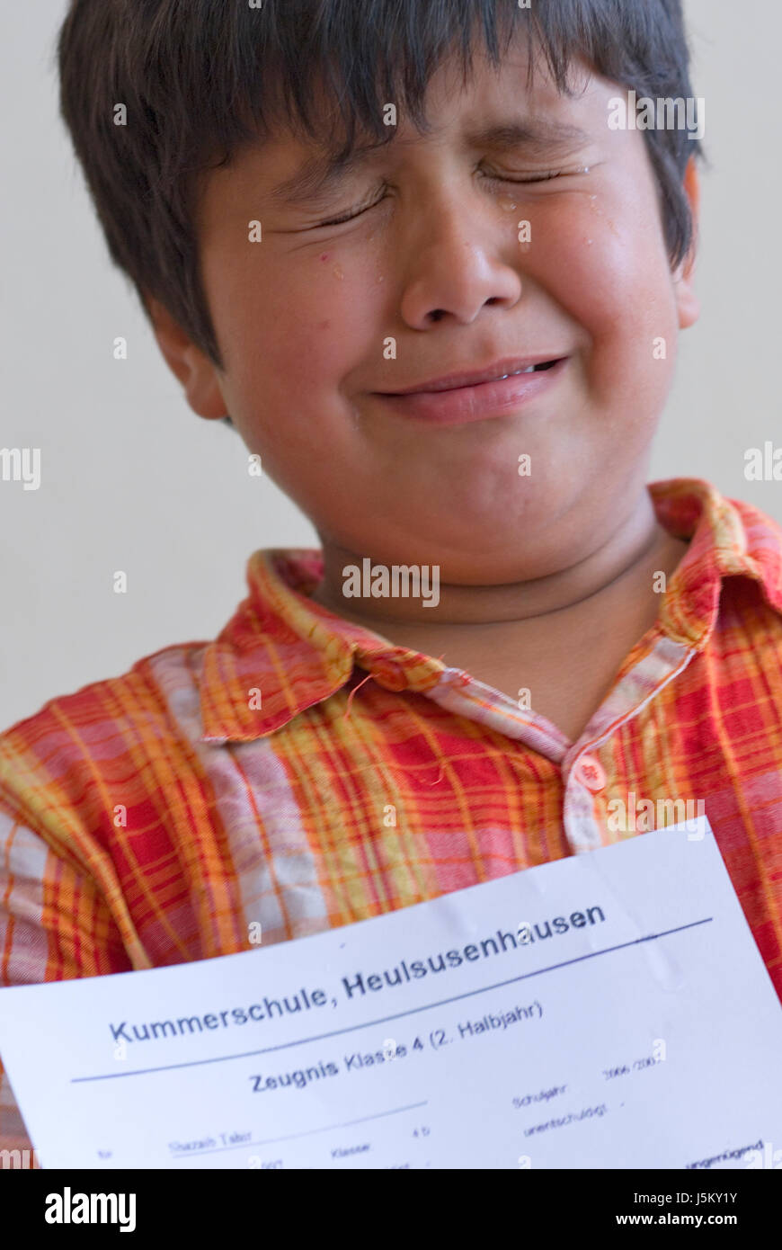 frustration fear pupil disappointment stay down young younger child ...