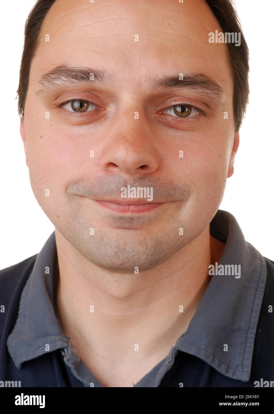 meditative portrait human human being person friendly kind tired absent ...