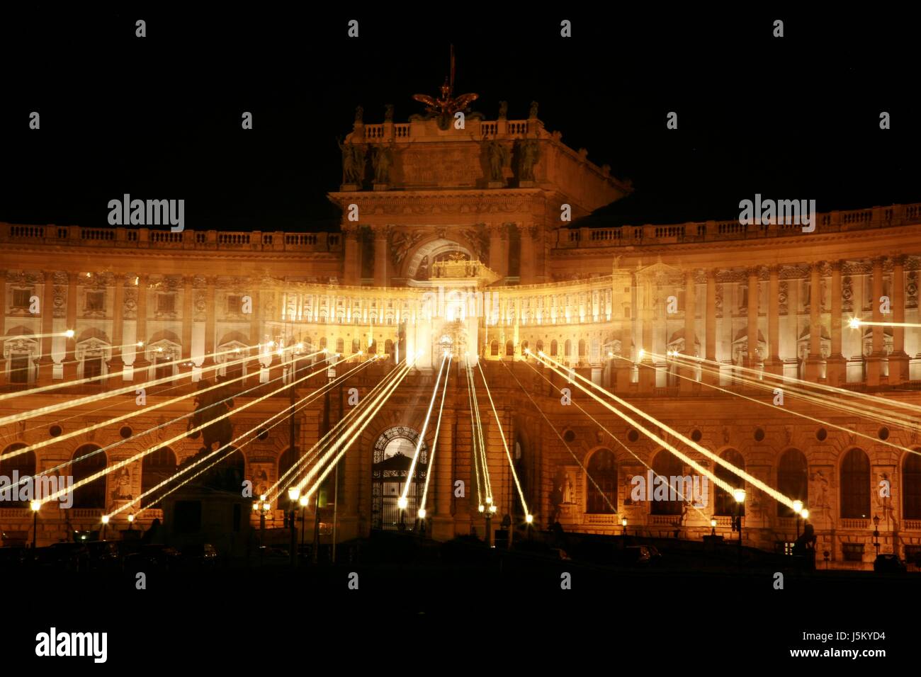 night photograph vienna austrians vienna hofburg wien bei nacht ...