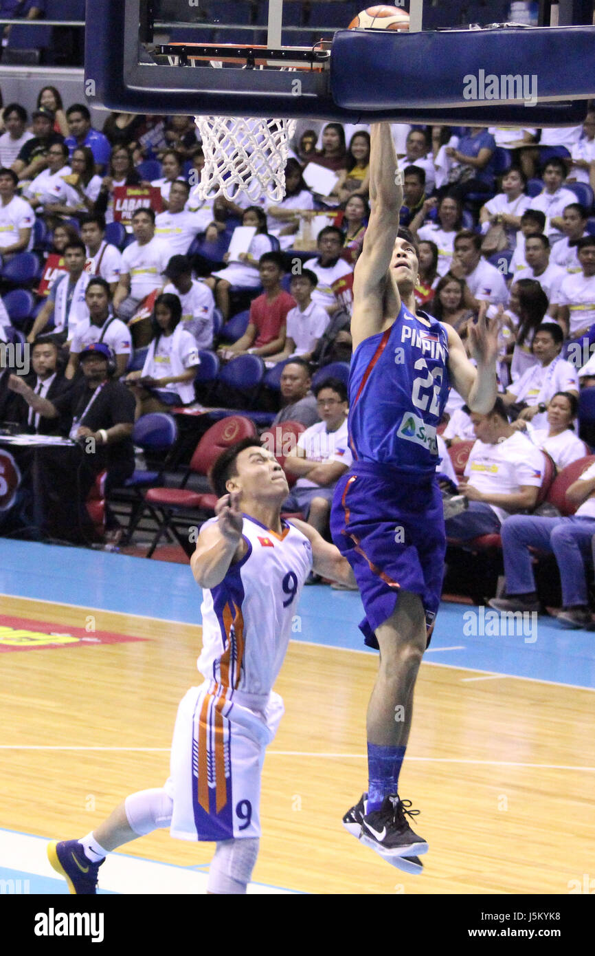 Allein Malicsi (22) of the Philippines soars for an open lay-up after ...