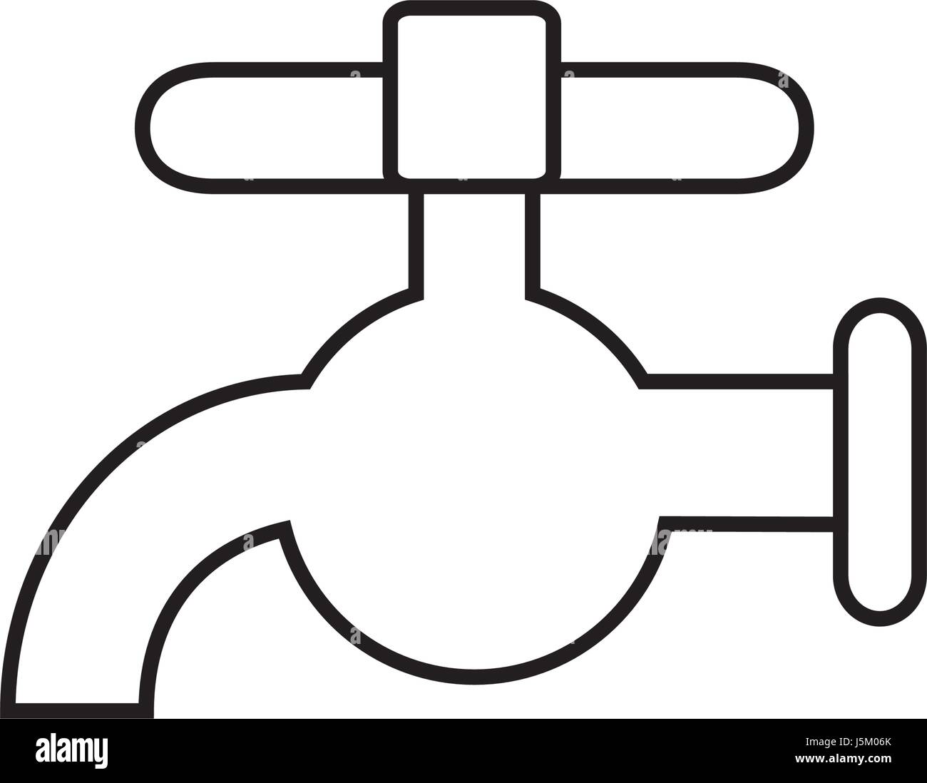 water faucet icon Stock Vector Image & Art - Alamy