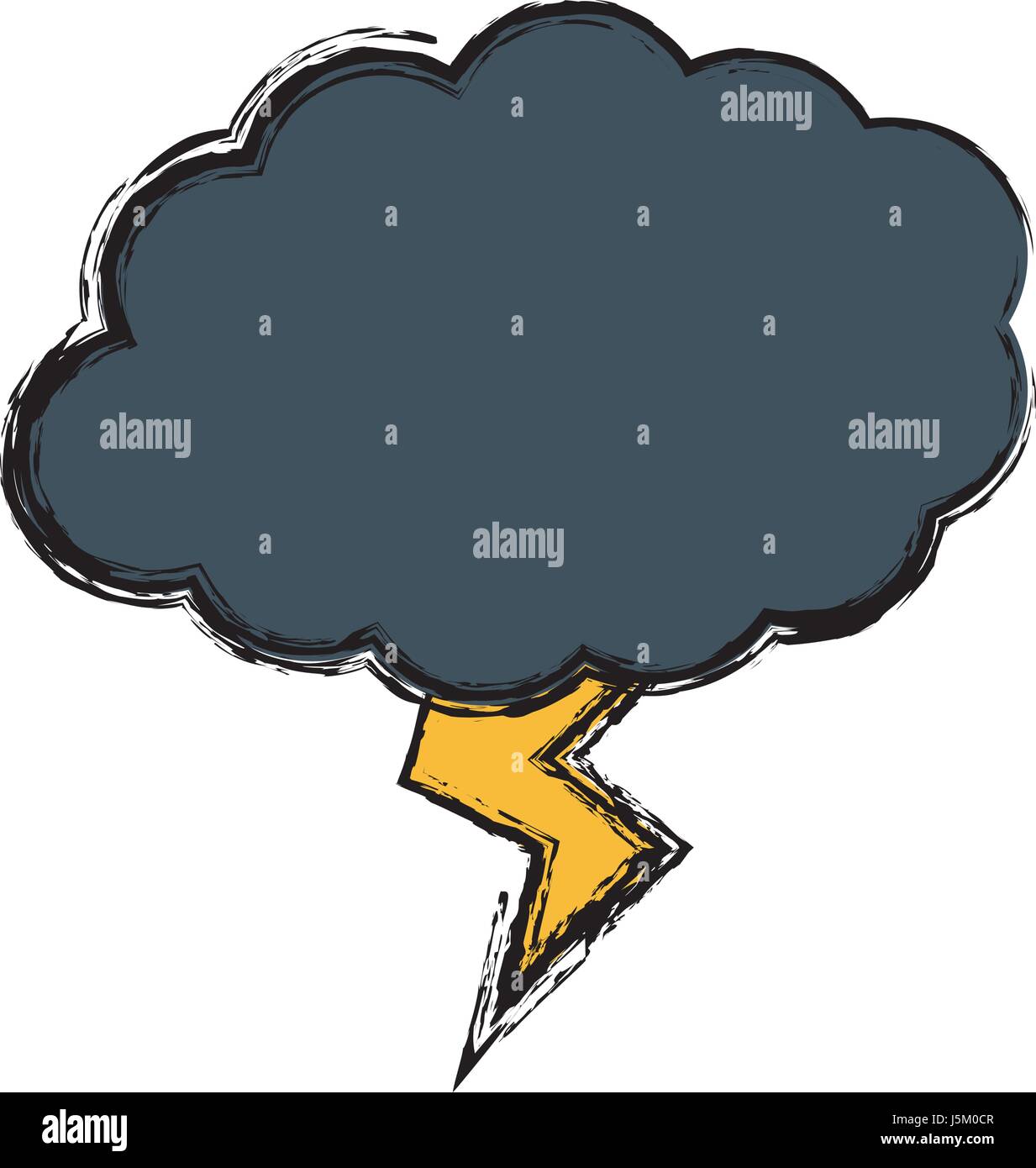 thunder and cloud icon Stock Vector Image & Art - Alamy