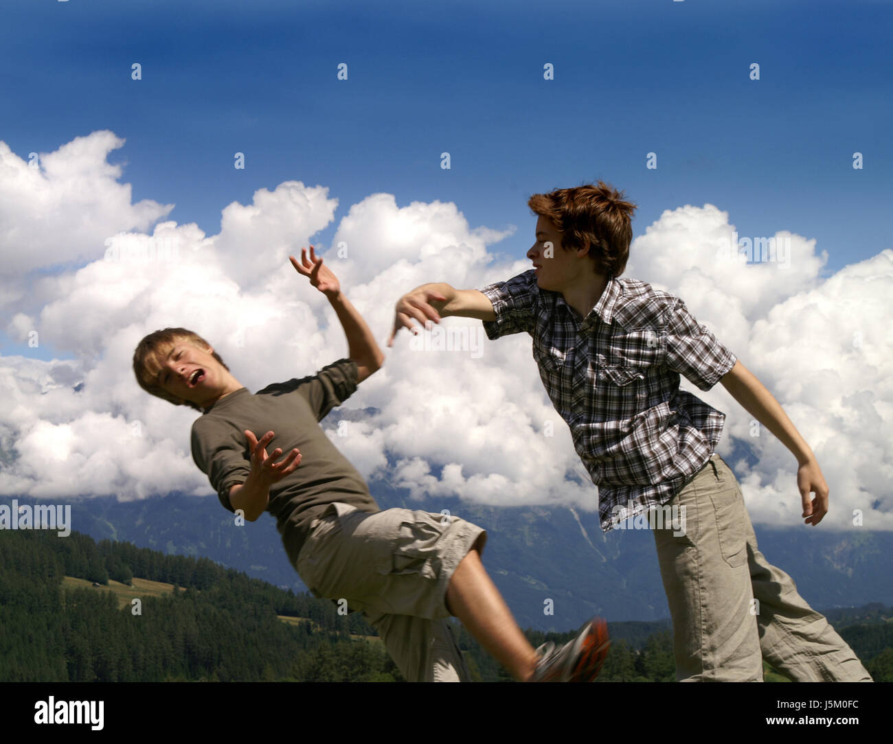 Angry youth jumping hi-res stock photography and images - Alamy