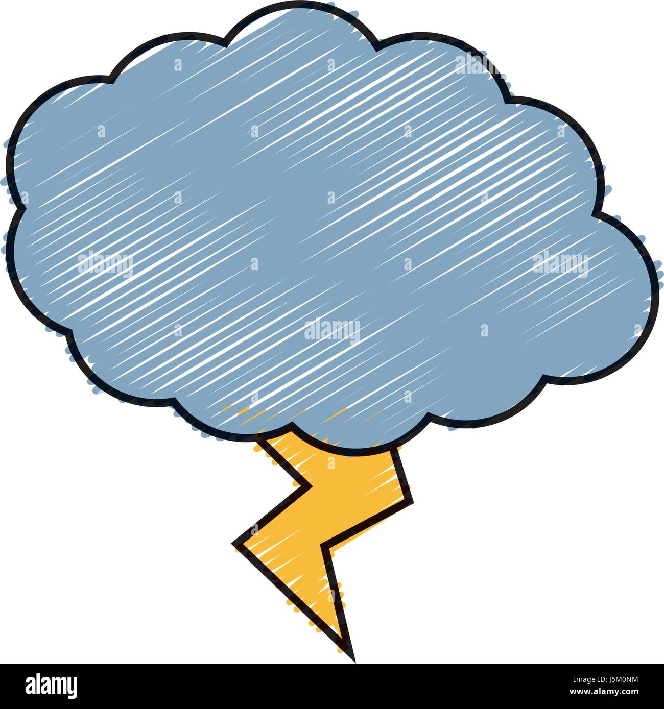 thunder and cloud icon Stock Vector Image & Art - Alamy