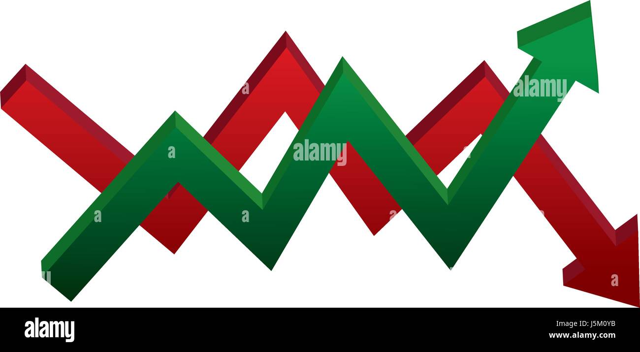 financial arrows icon Stock Vector Image & Art - Alamy