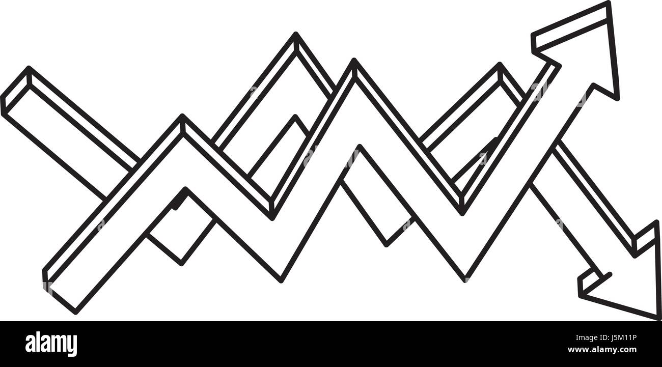 financial arrows icon Stock Vector Image & Art - Alamy