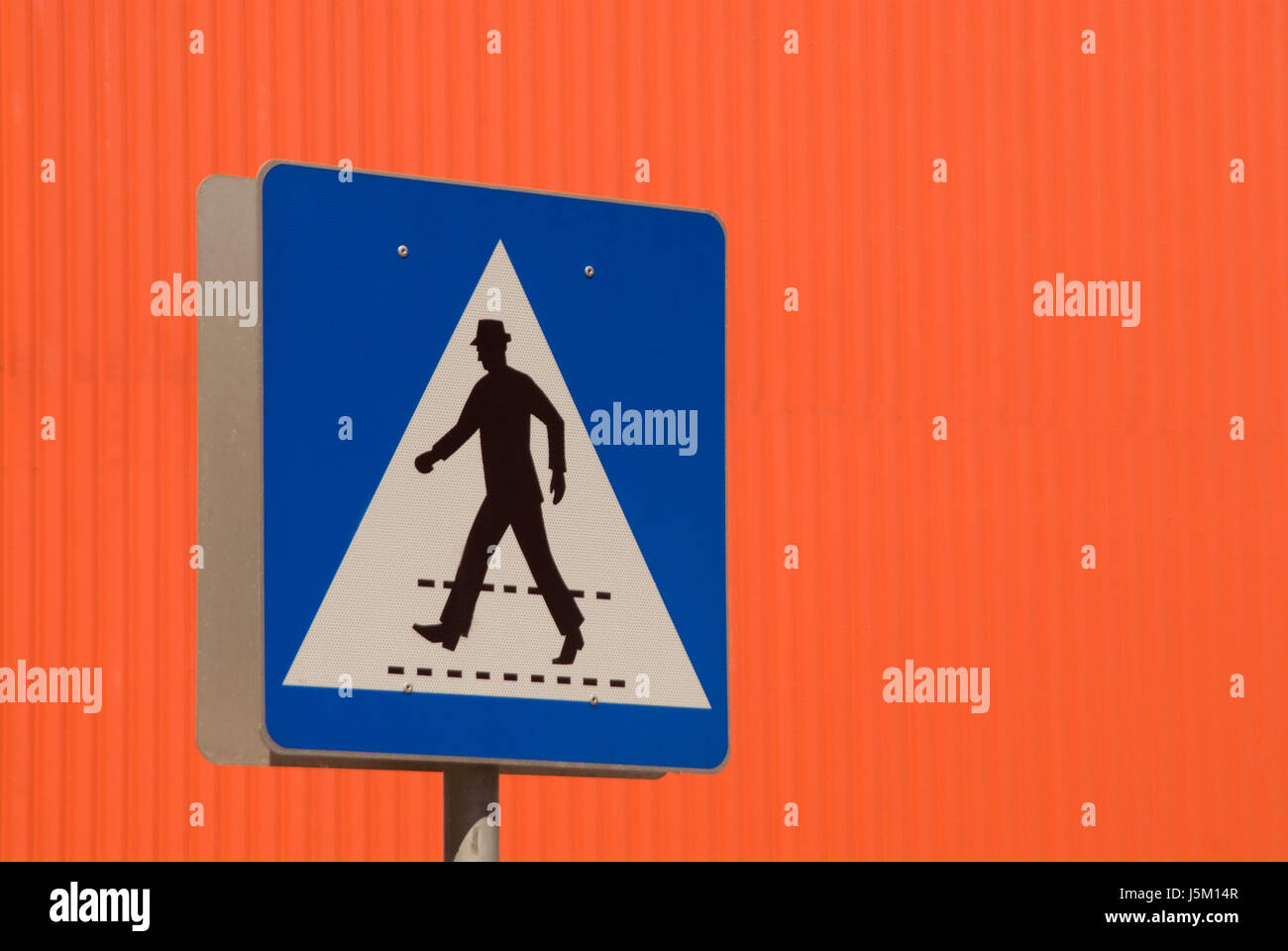 sign signal abandon go away depart disappear vanishing blue walk go ...