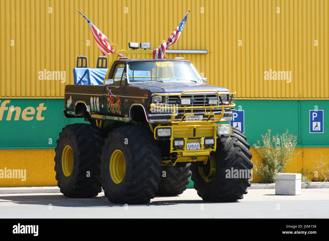 car automobile vehicle means of travel motor vehicle monster truck ...